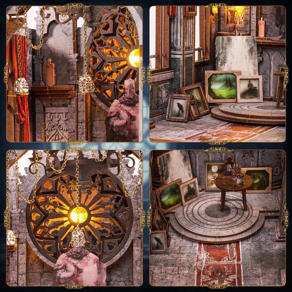 Gothic Architecture Book Nook - DIY Book Nook Kits -Ancient Style Dior ...