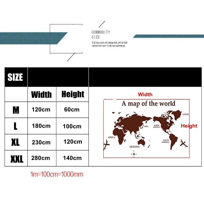 3D World Map Wall Decor Acrylic Solid Color Crystal Bedroom Living roo ...