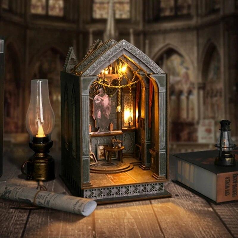 Gothic Architecture Book Nook - DIY Book Nook Kits -Ancient Style Dior ...