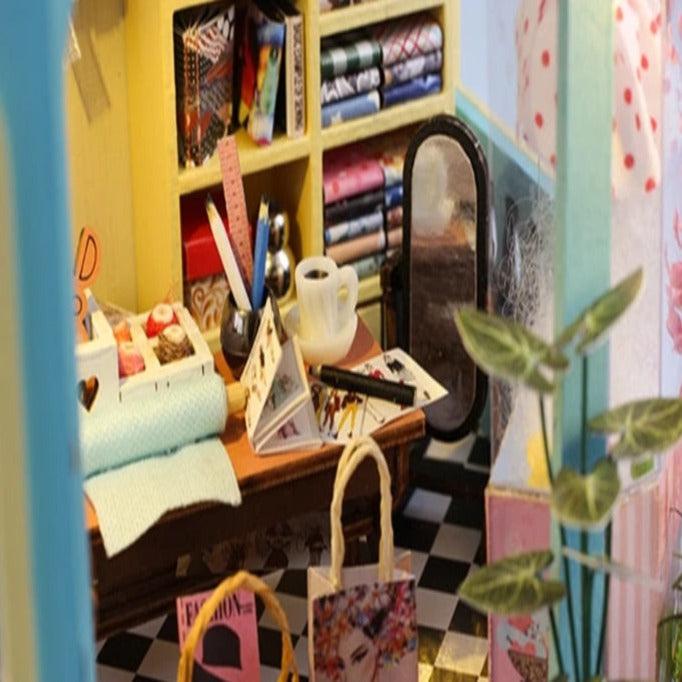 Tailor Shop Dollhouse Miniature Alterations Boutique Miniature Diorama ...